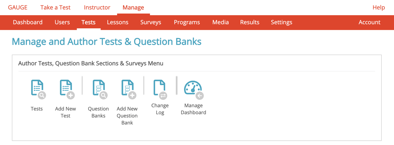 Adding & Editing Question Banks
